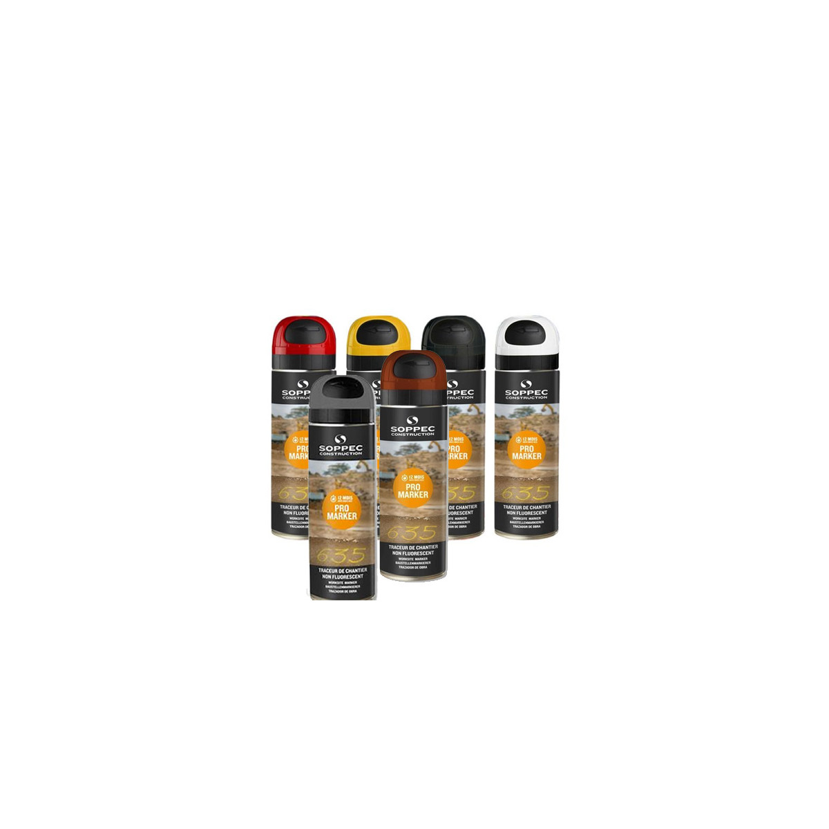 Soppec : traceurs et bombes de chantier - Lepont Equipements