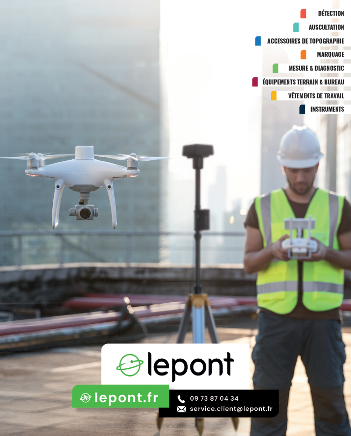 Matériel de topographie pour géomètres - Lepont Équipements